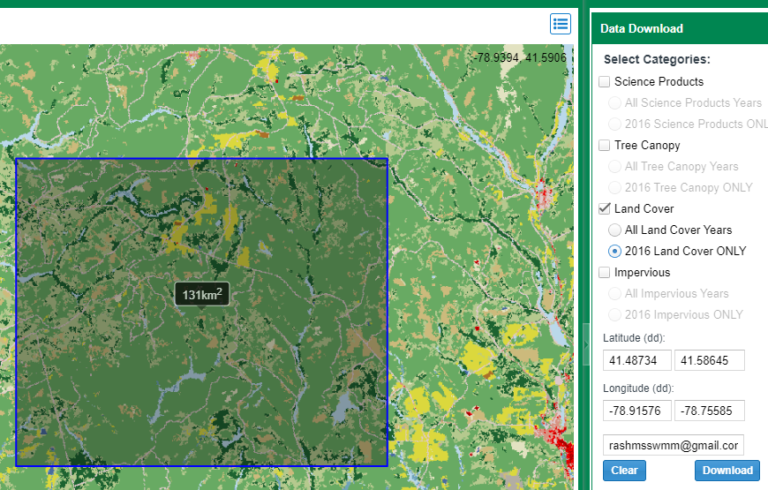 Calculate Area-Weighted Average Curve Number Using Land Cover Raster ...