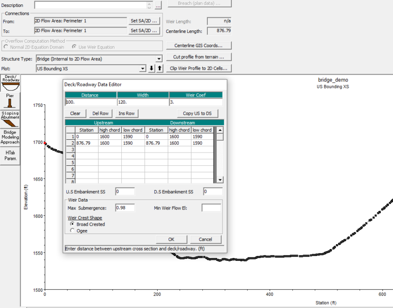 Model Bridge in 2D Domain by HEC-RAS 6.0 – RASHMS.COM