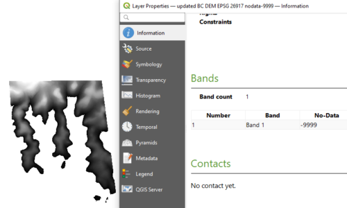 Raster File Resolution Extent No Data Value In Qgis Rashmscom