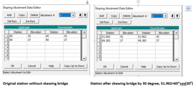Modeling Skewed Bridge in HEC-RAS – RASHMS.COM