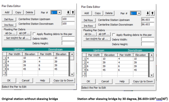 Modeling Skewed Bridge in HEC-RAS – RASHMS.COM