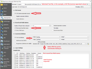 Import Points in CSV Format to QGIS to Create Point Shapefile and Join ...