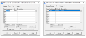 Modified Rational Method Application in HydroCAD and XPSWMM – RASHMS.COM