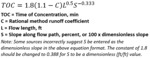 Time of Concentration (TOC) Estimation – RASHMS.COM