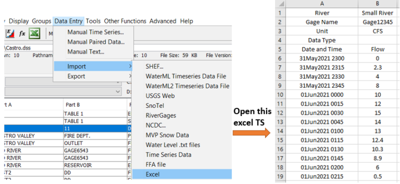 HEC-DSS File and HEC-DSSVue – Time Series and Paired Data – RASHMS.COM