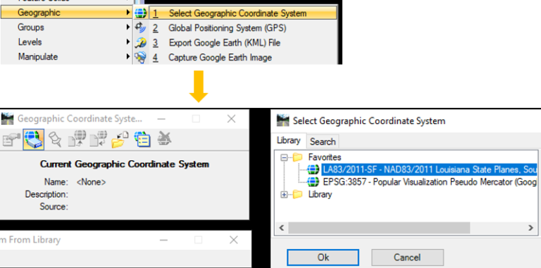 Grid Coordinate, Ground Coordinate, Distance, Combined Scale Factor ...