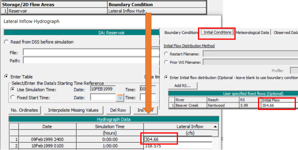 Modeling Reservoir and Dam in 1D HEC-RAS by Storage Area and Inline ...