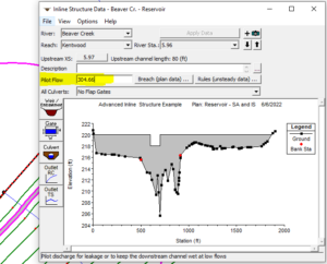 Modeling Reservoir and Dam in 1D HEC-RAS by Storage Area and Inline ...