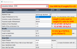 Bridge Scour Analysis By HEC-18 Equations – Local Abutment Scour (2 of 2)