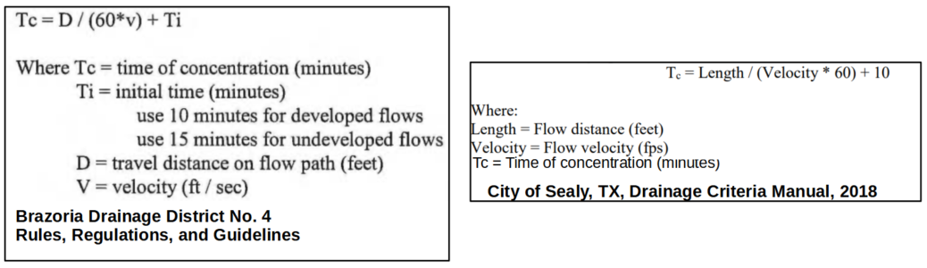Time of Concentration (TOC) Estimation – RASHMS.COM