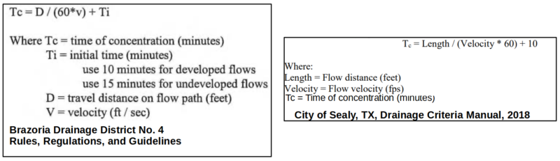 Time of Concentration (TOC) Estimation – RASHMS.COM