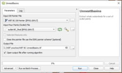 Watershed Delineation Using Whitebox Tools (WBT) Plugin in QGIS