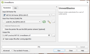 Watershed Delineation Using Whitebox Tools (WBT) Plugin in QGIS ...