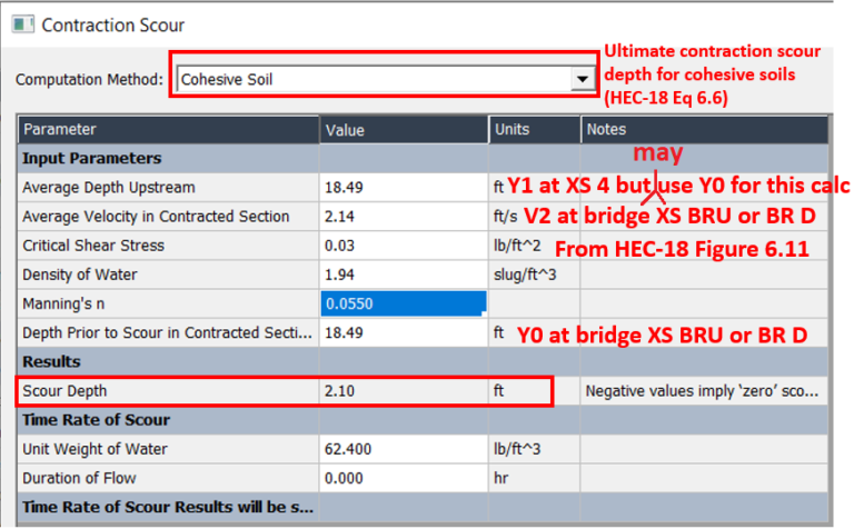 Bridge Scour Analysis By HEC-18 Equations – Contraction Scour (1 of 2) – RASHMS.COM