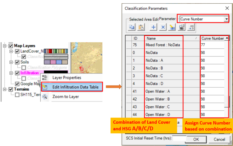 Create a Curve Number Raster File from Infiltration Layer in RAS Mapper ...