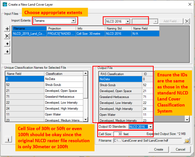 Create A Curve Number Raster File From Infiltration Layer In Ras Mapper Rashmscom
