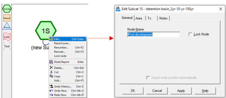 Design A Detention Basin Using Modified Rational Method in HydroCAD (1 ...
