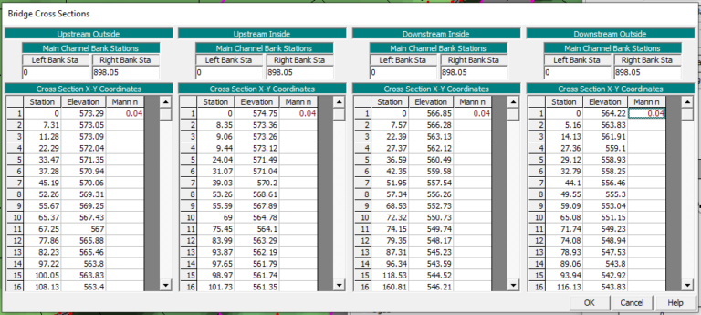 Model A Bridge in 2D Domains of HEC-RAS – RASHMS.COM